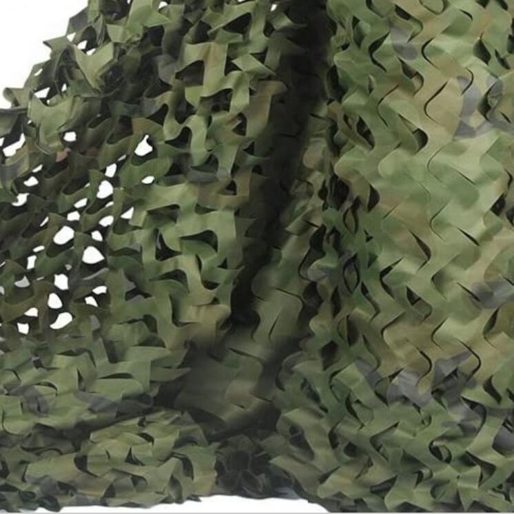 Reversible Single Layer Woodland Camo Net Green Camouflage Netting